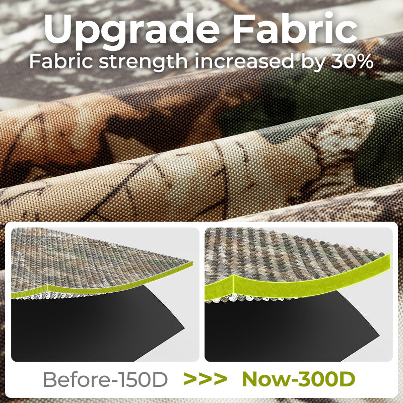 Tidewe VisMax See Through 3-4 Person Pop Up Ground Hunting Blind – TideWe