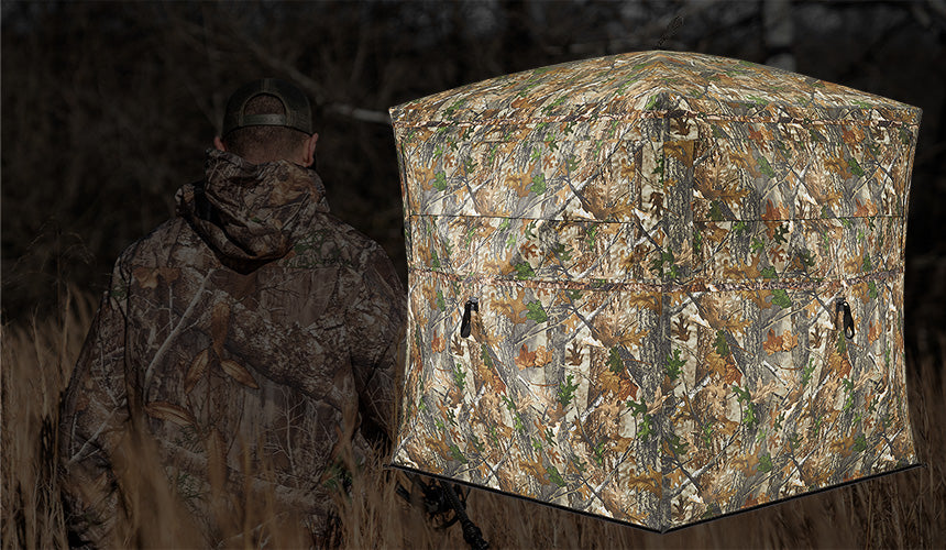 TideWe Hunting See Through Blinds 2-3 Person Pop Up Hunting Blind ...