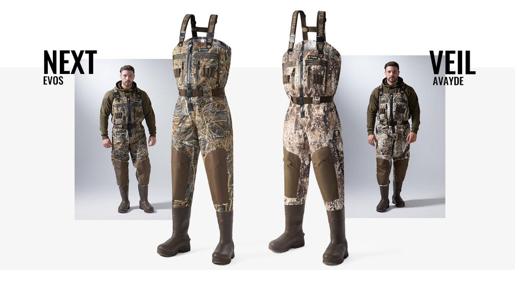 Tidewe QuestWade Ultra Comfort Zip Waders for Waterfowl Hunting - TideWe
