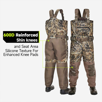 Insulated Breathable Chest Waders | 1600G Waders - TideWe