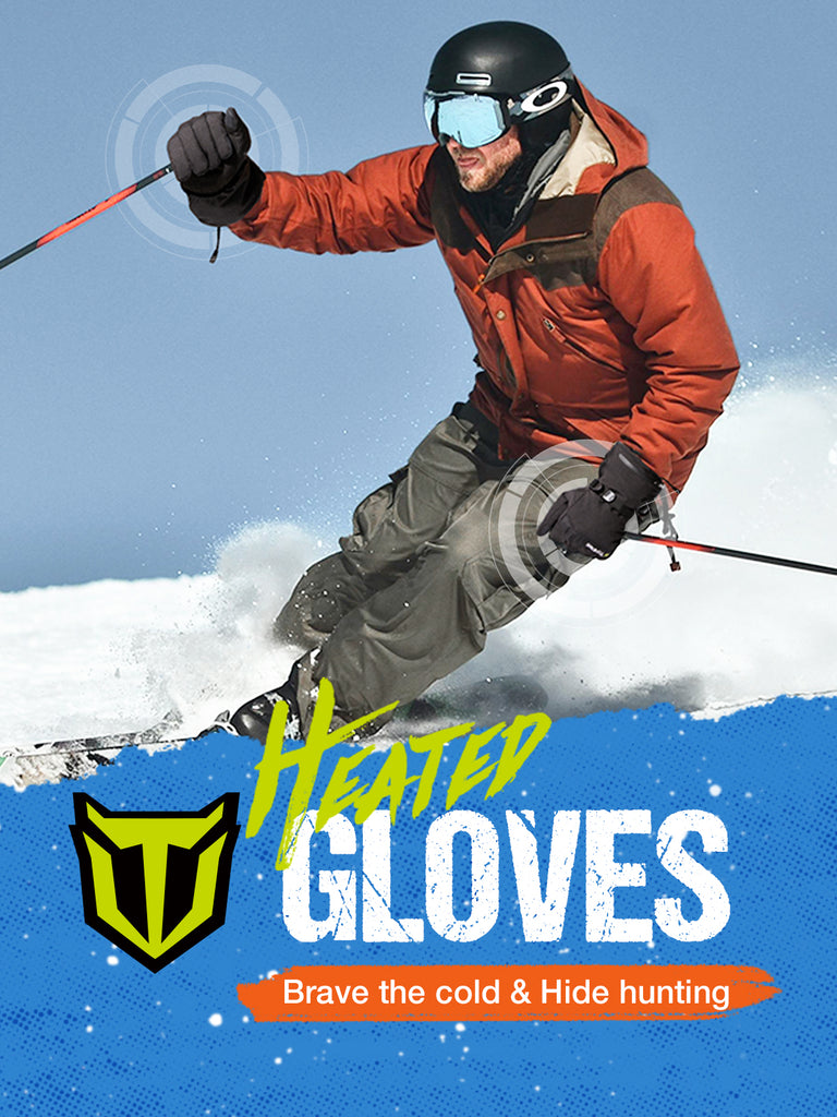 Tidewe Camo Waterproof Heated Hunting Gloves – TideWe