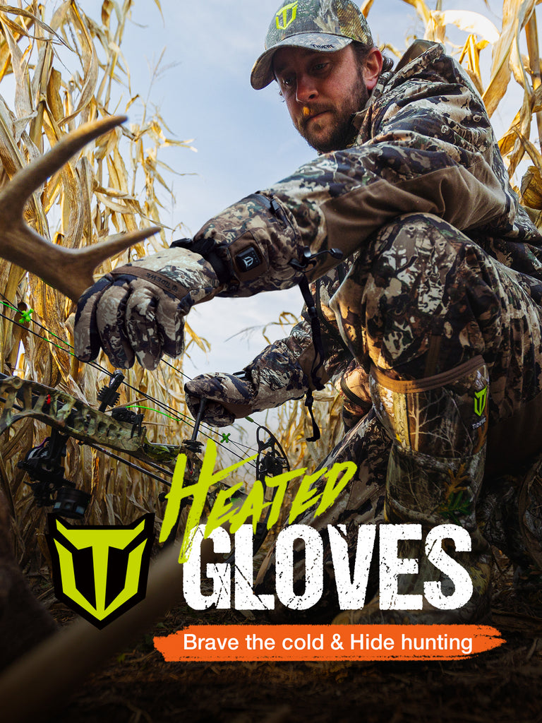 Tidewe Camo Waterproof Heated Hunting Gloves – TideWe